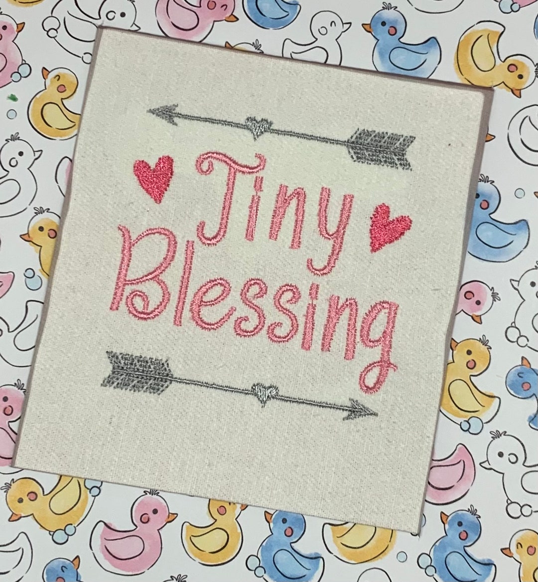 Tiny Blessing Embroidery Design,tiny Blessing Embroidery,baby ...