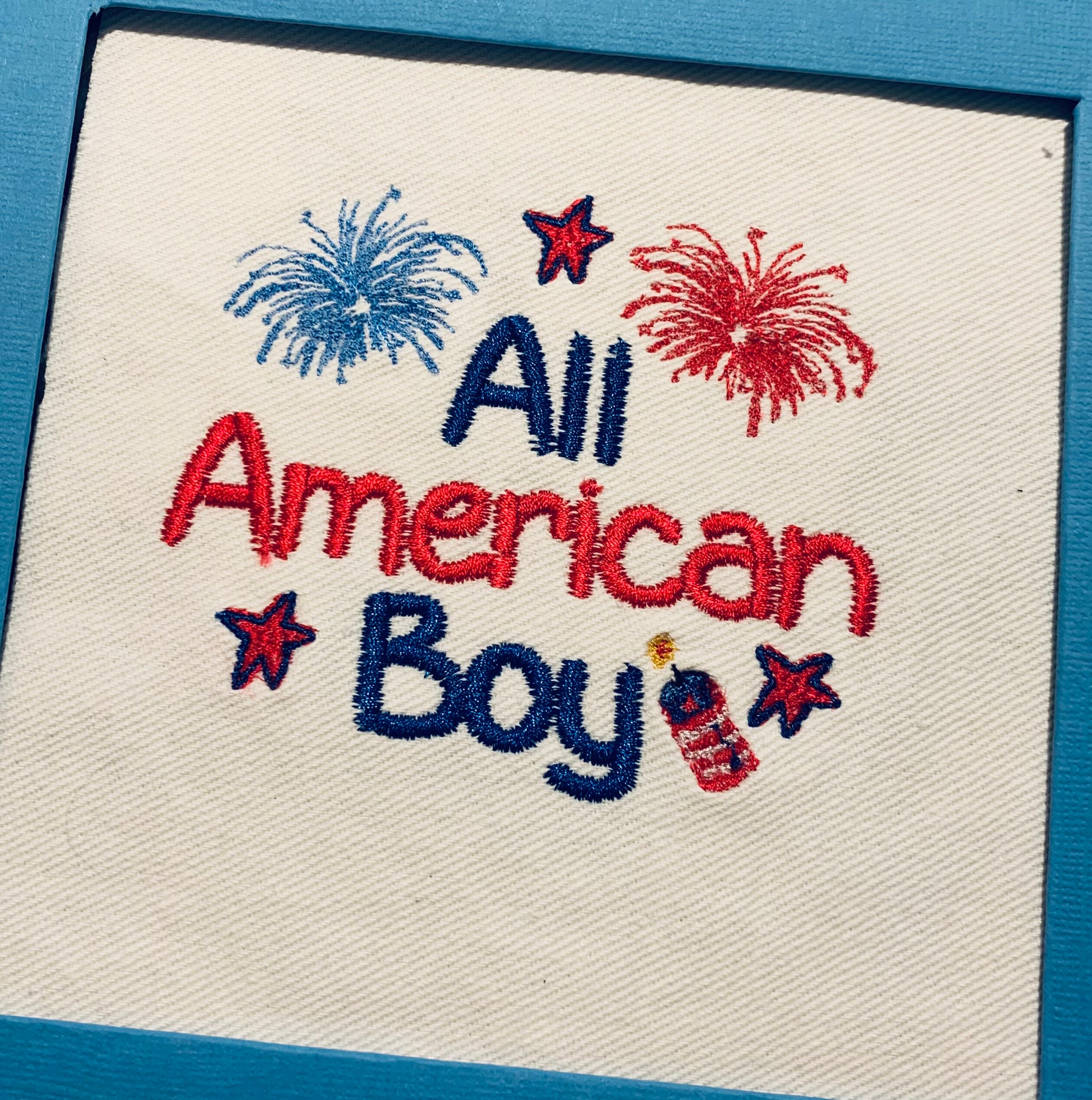 All American Boy Embroidery Design All American Boy - Etsy