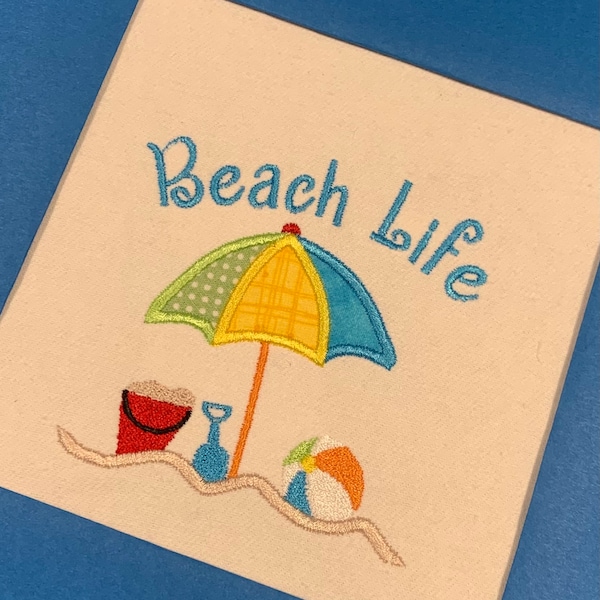 Beach Applique - Etsy