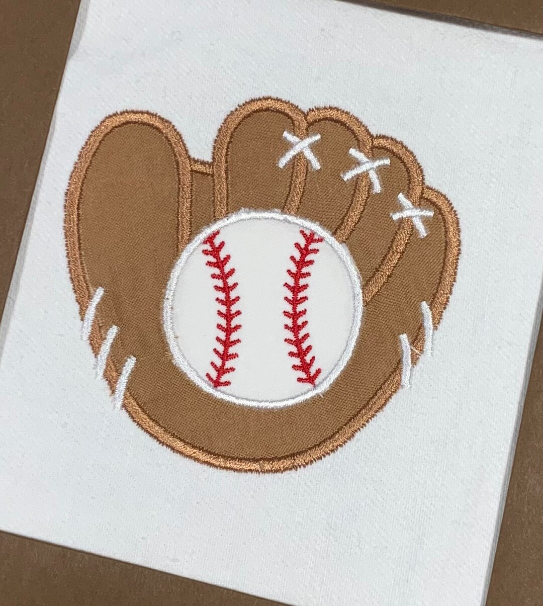 Baseball Mitt and Ball Applique Design,baseball Mitt and Ball Applique ...