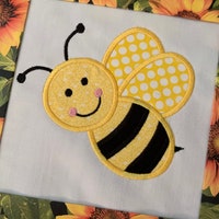 Bee Applique - Etsy