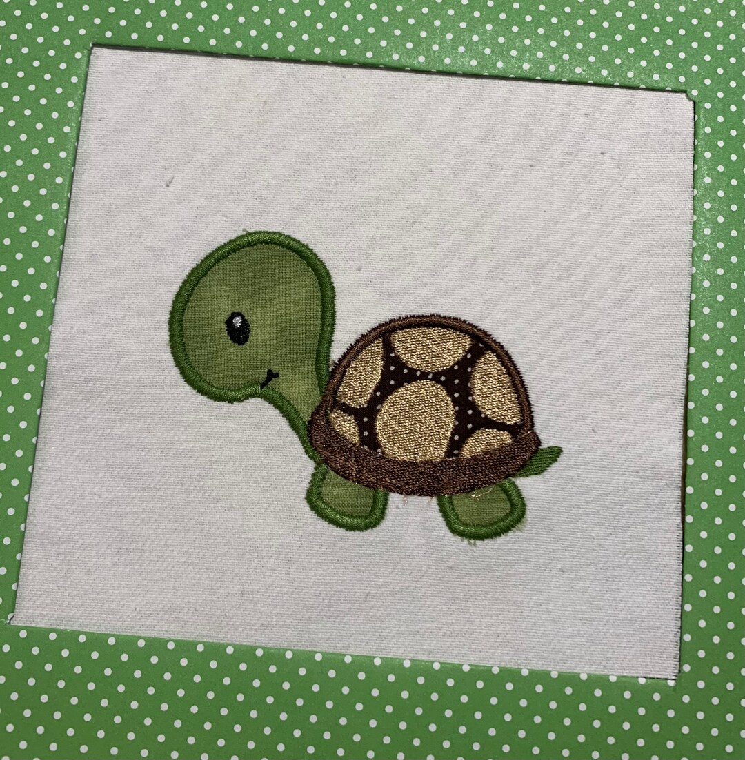Baby Turtle Applique Design,baby Turtle Applique,turtle Applique,turtle ...