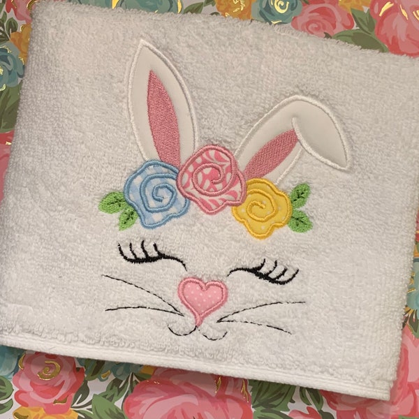 Bunny Applique - Etsy