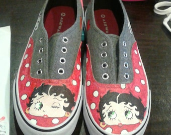 Betty boop shoes | Etsy