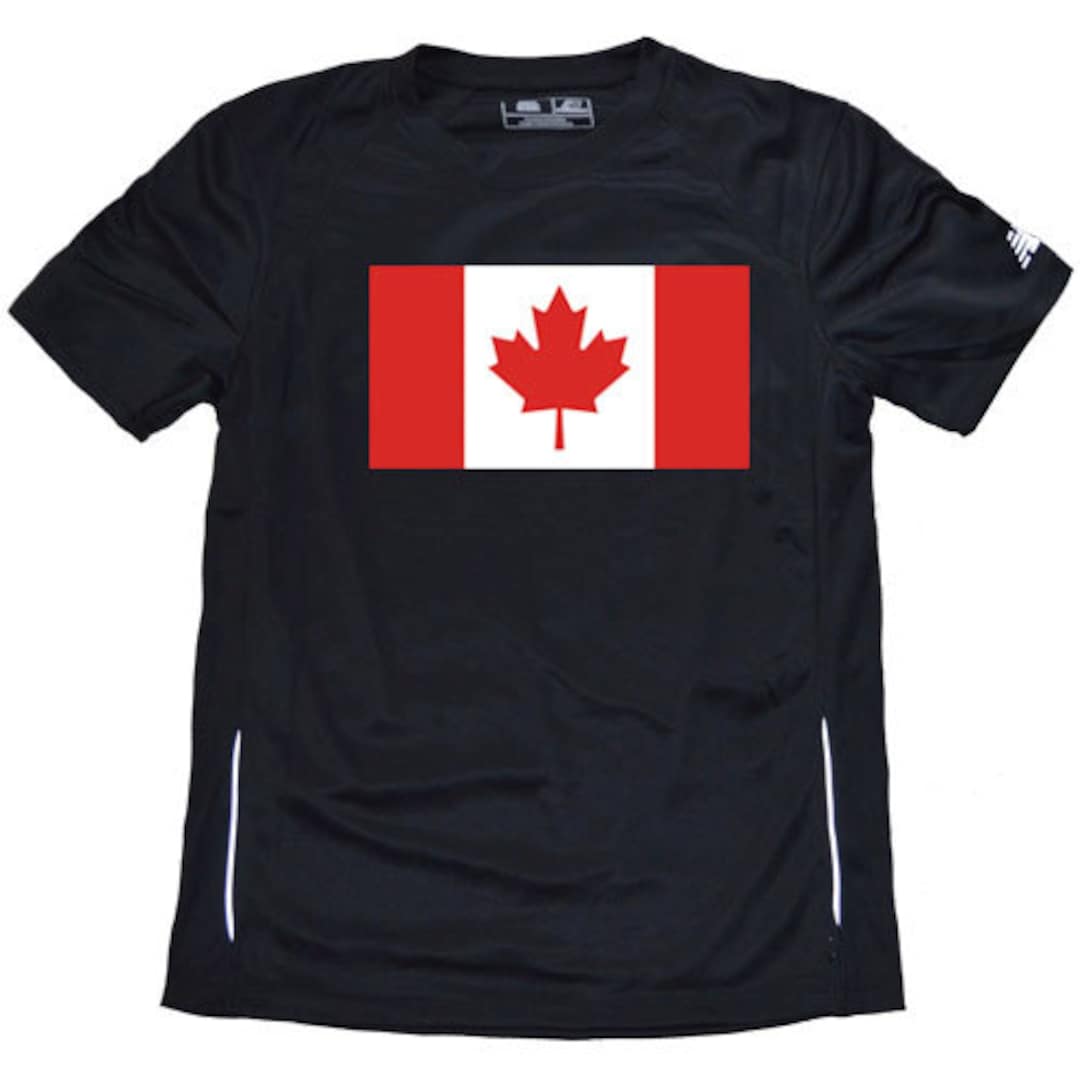Men's Canadian Flag Running Shirt - Etsy