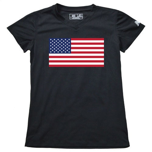 Women's American Flag Running Shirt - Etsy