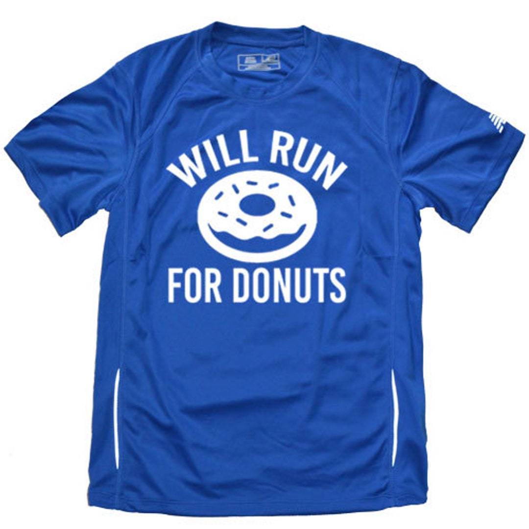 Men's Will Run for Donuts Shirt - Etsy