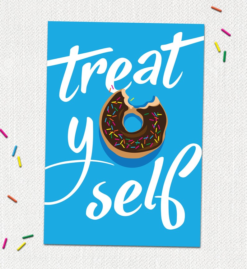 Treat Yo' Self, Parks and Recreation, Congratulations, Donut, Birthday ...