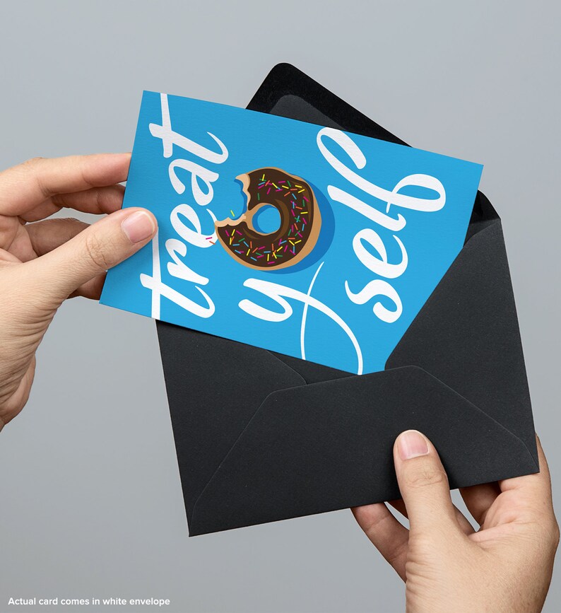 Treat Yo' Self Parks and Recreation Congratulations - Etsy