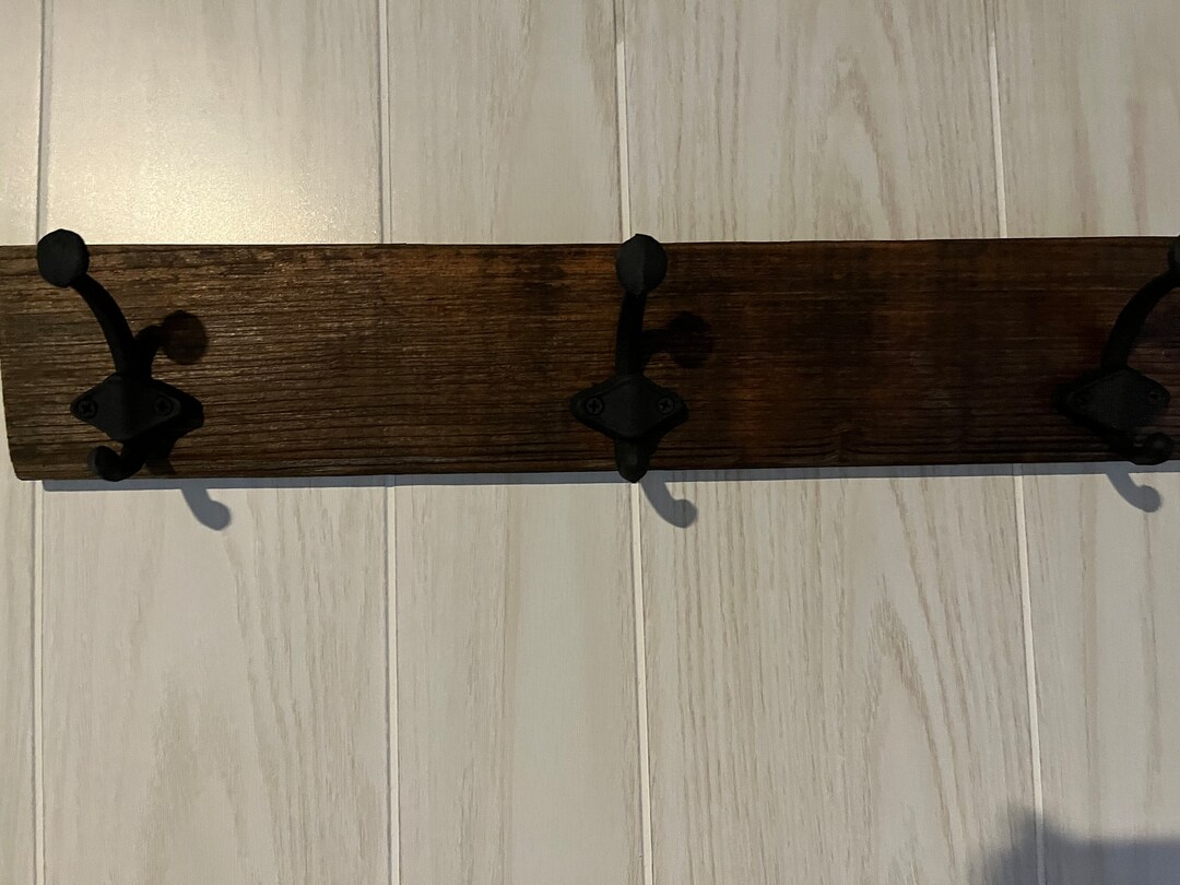 Rustic Farmhouse Coat Rack / Rustic Entryway Coat Rack/cabin Decor ...