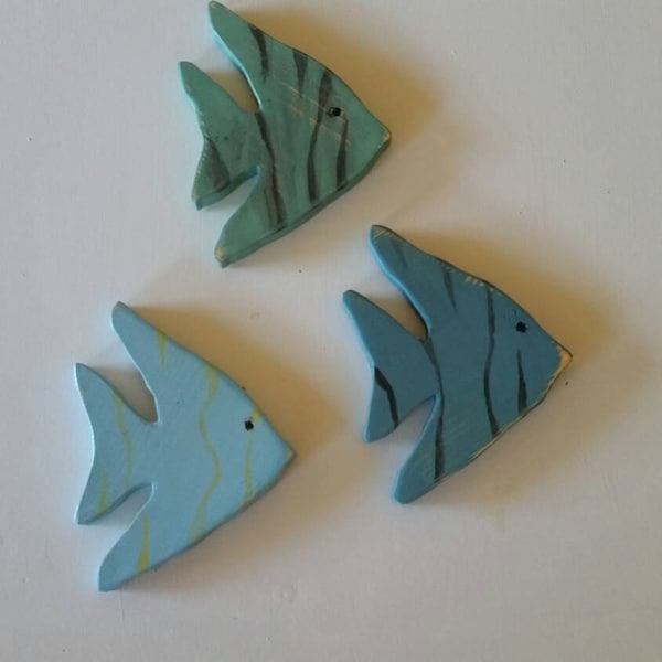 Wood Angel Fish - Etsy