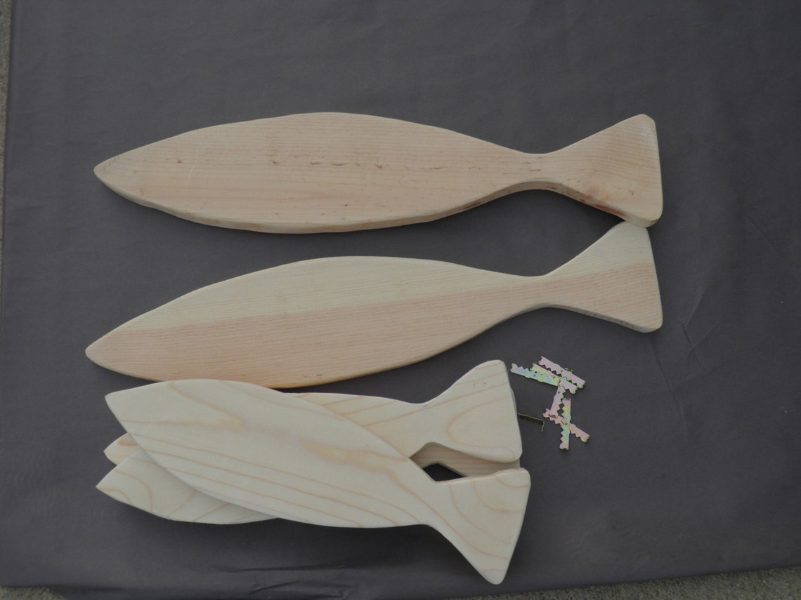 Wooden Fish DIY Fish Do It Yourself Fish Decor DIY - Etsy