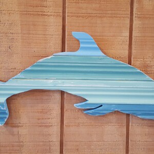 Recycled Wood Dolphin Wall Hanging: Coastal Beach Decor - Etsy
