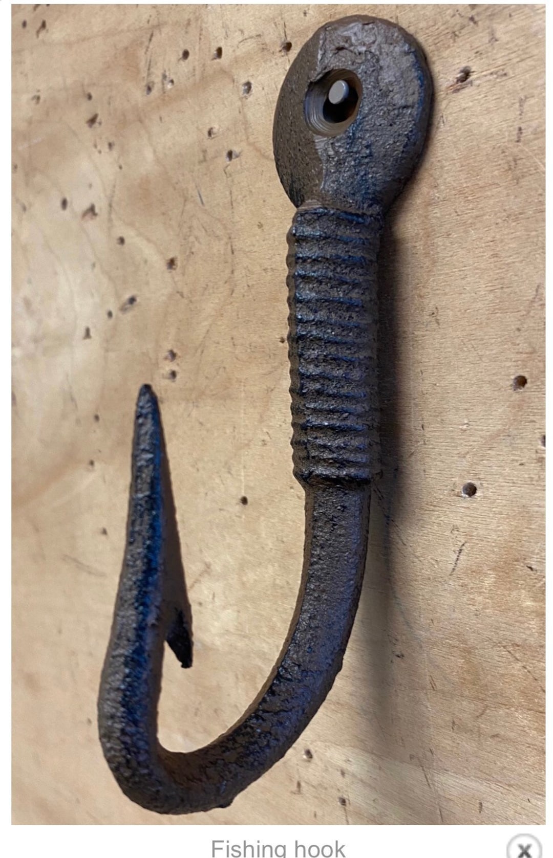 Cast Iron Fish Hook: Nautical Wall Decor, Towel/coat Hook - Etsy