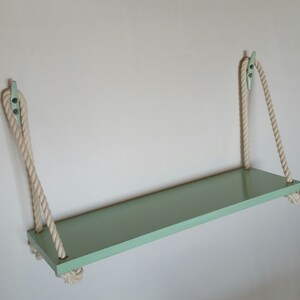 Nautical Decor Shelf Nautical Nursery Nautical Organization Rope Shelf ...