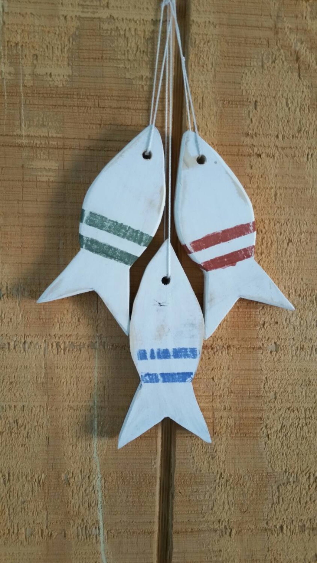 Fish Fence Hanging Nautical, Nautical Decor, Nautical Nursery, Fish ...