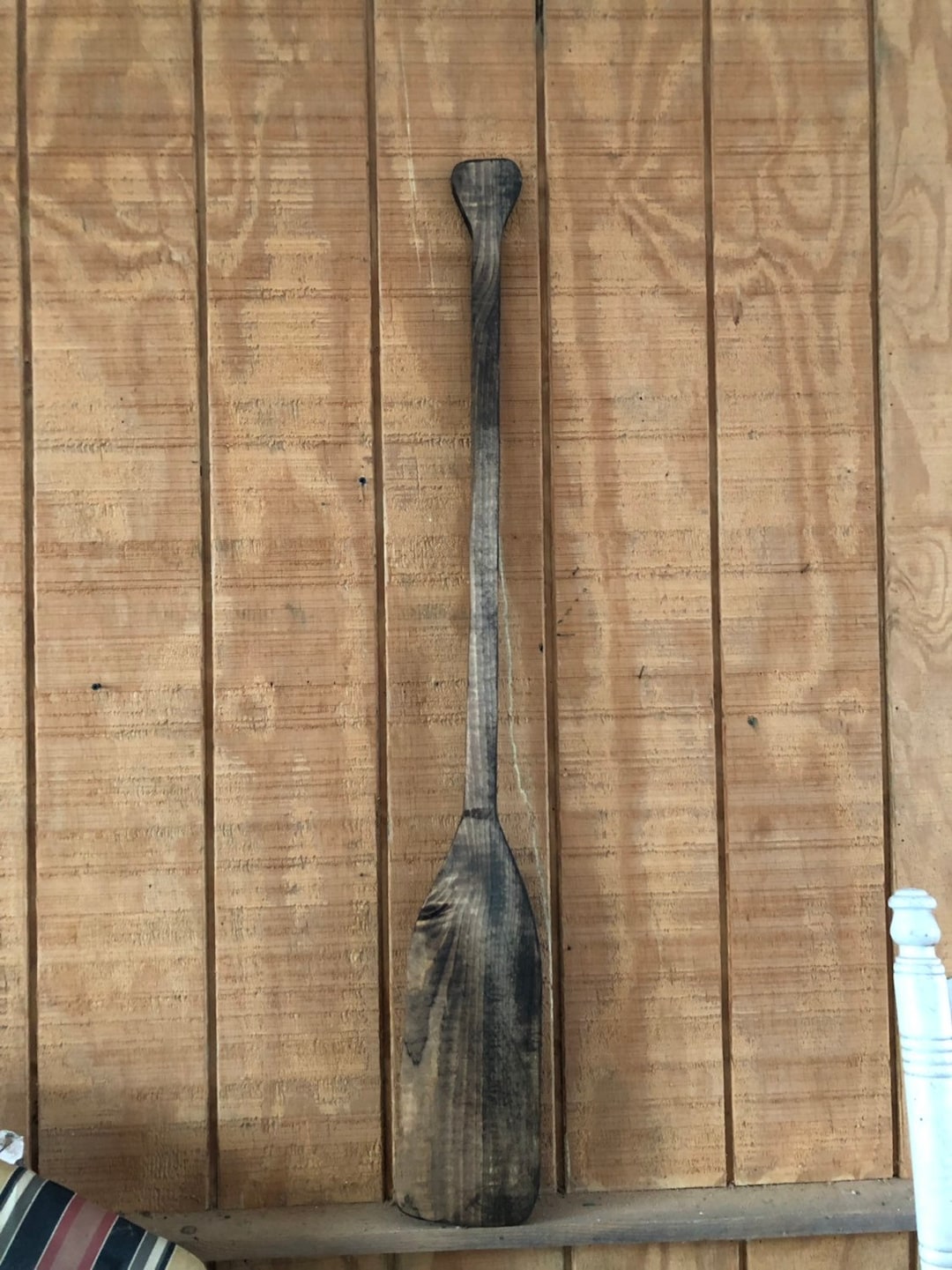 Oak Stained Oar Wall Decor: Rustic Nautical Nursery Art (48.5") - Etsy