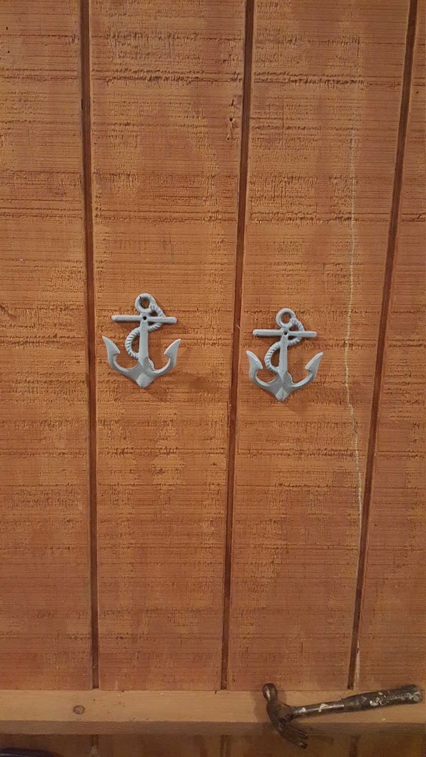 Anchor Wall Hook Anchor Decor Set of 2 Anchors Anchor Coat | Etsy