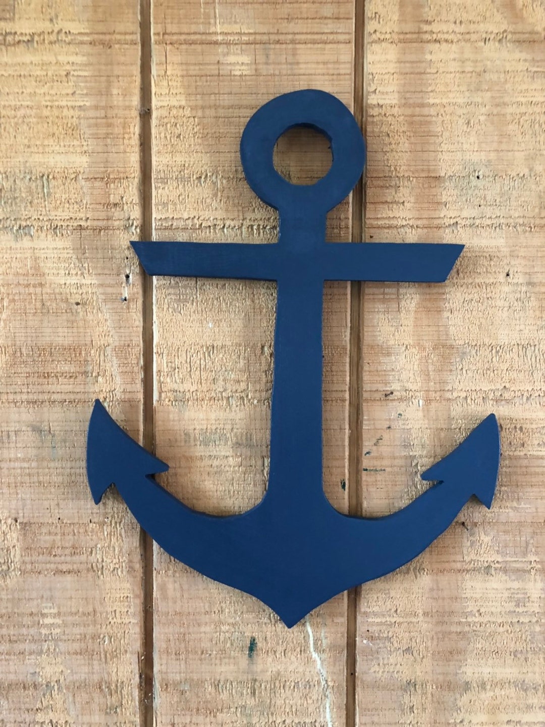 Wooden Nautical Anchor Anchor Decor, Large Anchor, Maritime Decor ...