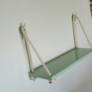 Nautical Decor Shelf Nautical Nursery Nautical Organization Rope Shelf ...