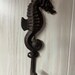 Seahorse Cast Iron Seahorse Hook / Nautical Hook / Nautical Nursery ...