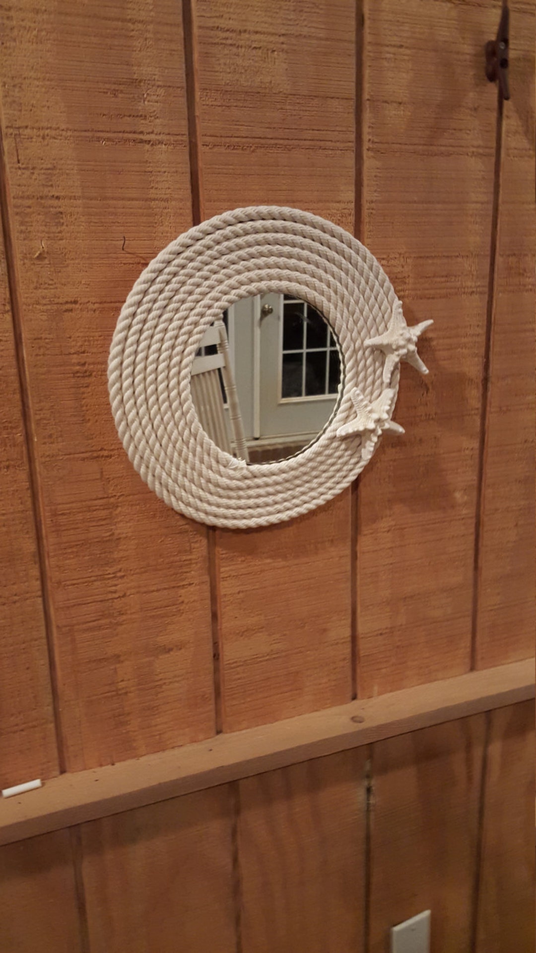 Nautical Mirror / Rope Mirror / Rope Wall Mirror / Beach Decor / Island ...