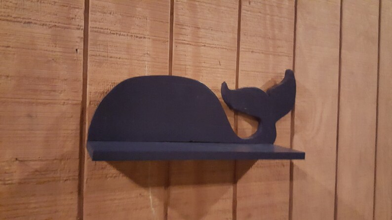 Hand Cut Pine Whale Shelf - Nautical Nursery Decor - Etsy