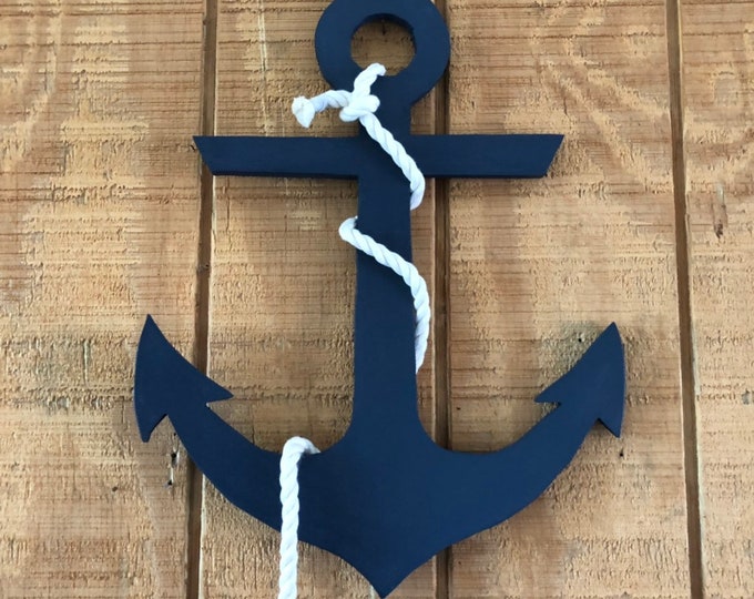 Wooden Nautical Anchor Anchor Decor, Large Anchor, Maritime Decor ...