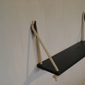 Nautical Decor Shelf Nautical Nursery Nautical Organization Rope Shelf ...