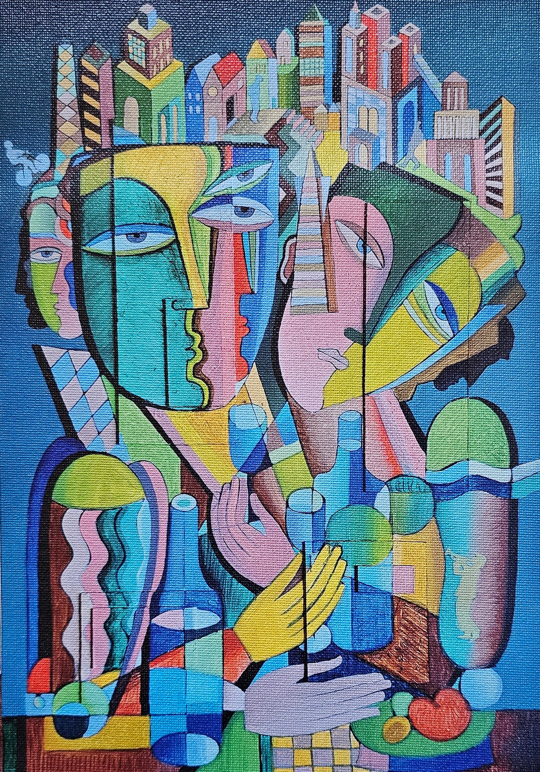 Large 3D Art Print, Wall Art, Cubism Song for You 11.5 X 8 Inch, Print ...