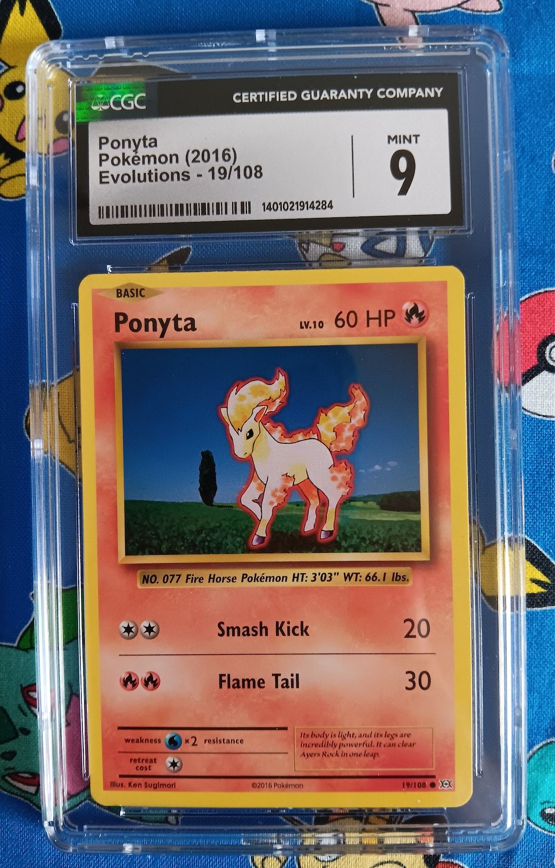 Ponyta Pokémon 2016 Evolutions-19/108 - Etsy