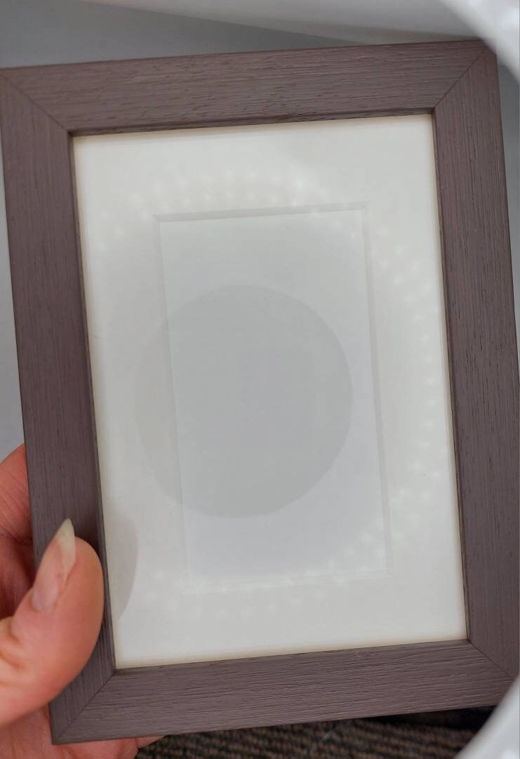 Wood Picture Frame With Mount: 5x3.5" or 3.5x2" Photo - Etsy
