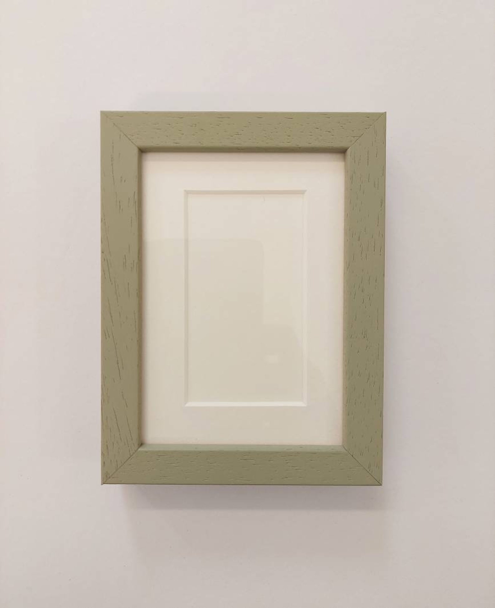 Wood Picture Frame With Mount: 5x3.5" or 3.5x2" Photo - Etsy