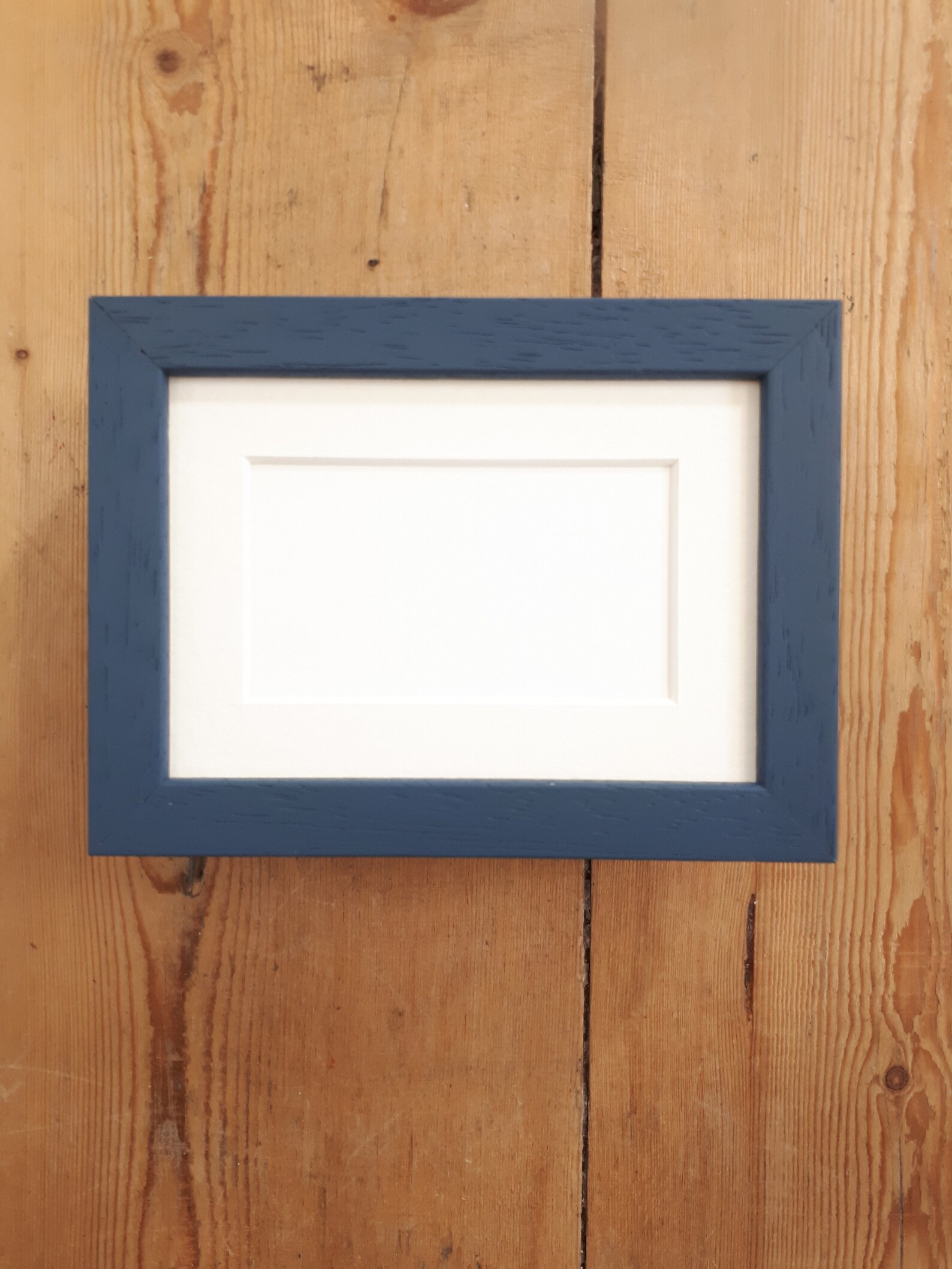 Wood Picture Frame With Mount: 5x3.5" or 3.5x2" Photo - Etsy