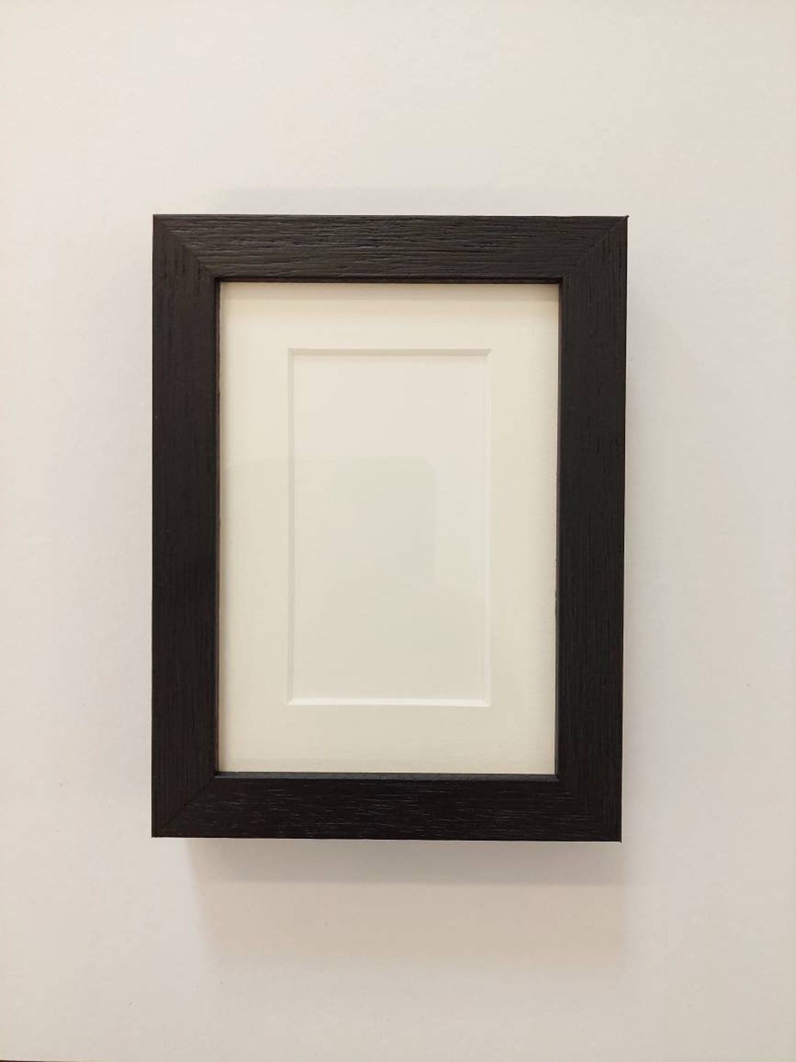 Wood Picture Frame With Mount: 5x3.5" or 3.5x2" Photo - Etsy