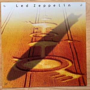 Led Zeppelin Remasters 2-sided Album Flat Poster, Rare Collectible ...