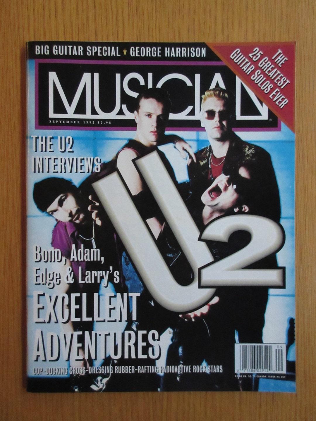 1992 Musician Magazine With U2 Cover Story, Excellent Condition, Free ...