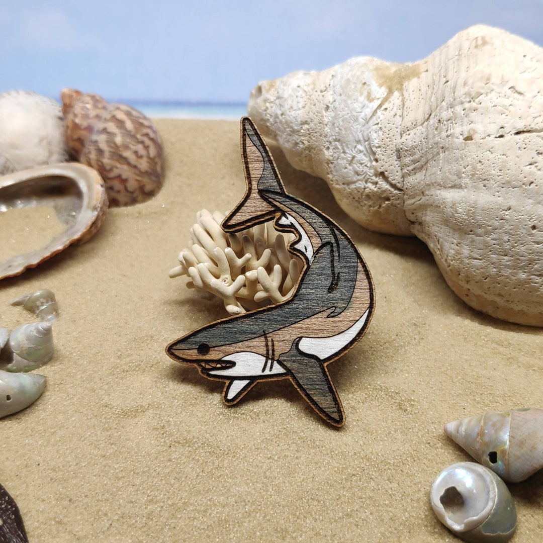 Mako Shark Pin I Sark Collection - Etsy