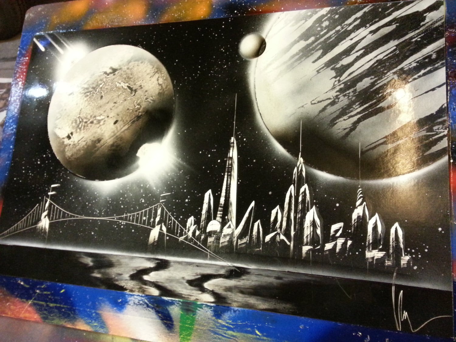 Spray Paint Street Art Space