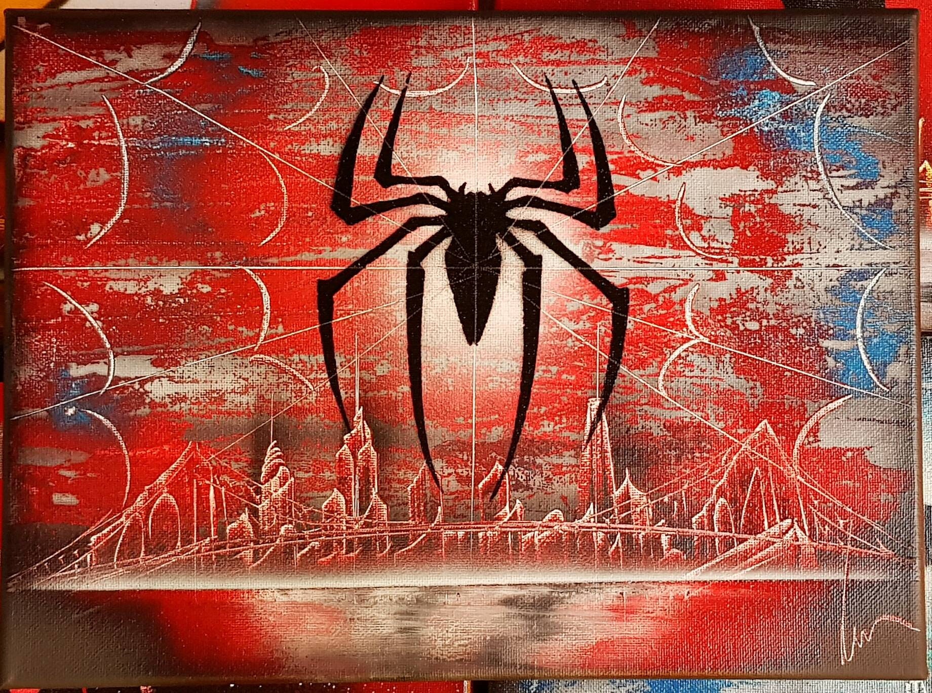 Spray Paint Art Spiderman