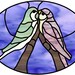 Stained Glass, Mosaic, or Quilt Pattern, Parakeets, Digital Download - Etsy