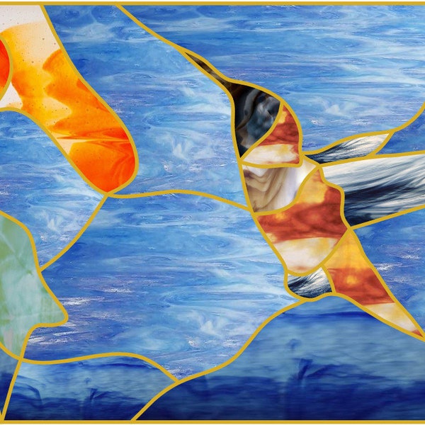 Hummingbird Mosaic Pattern - Etsy