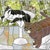 Stained Glass, Mosaic, or Quilt Pattern, Cats Share a Bed, Digital ...
