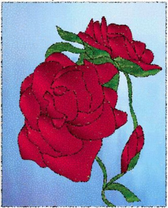 Rug Tufting Pattern Rose Bush Digital Download | Etsy