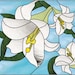 Stained Glass, Mosaic, or Quilt Pattern, Easter Lily, Digital Download ...
