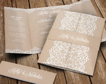 Lace Rustic Wedding | Etsy