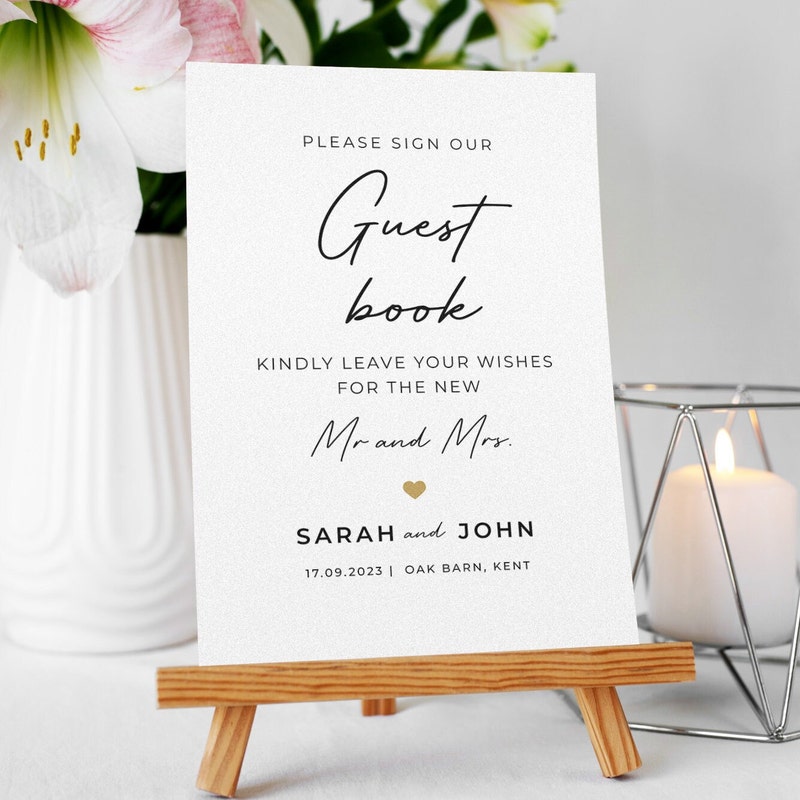 Sign Guest Book - Etsy