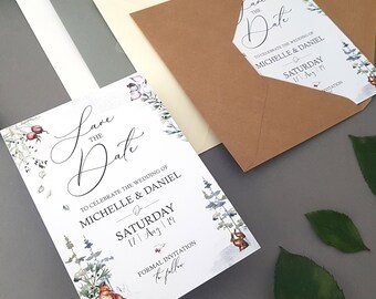 Winter Save the Date | Etsy