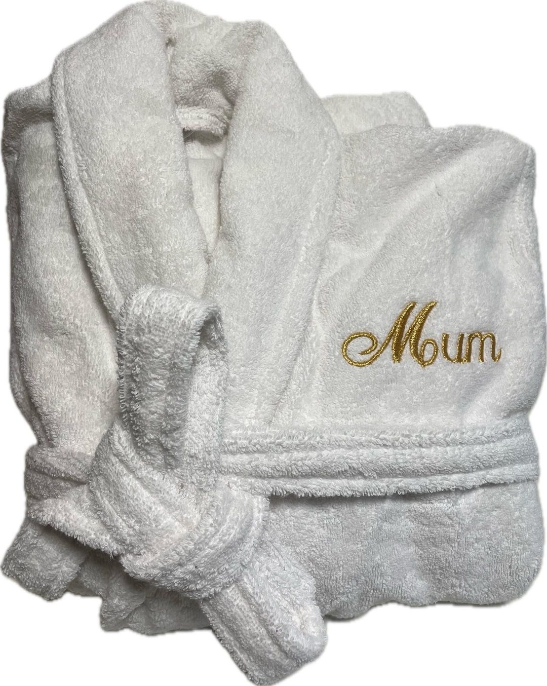 Embroidered Unisex Bathrobe, Pure Cotton Bathrobe, Soft Luxurious ...