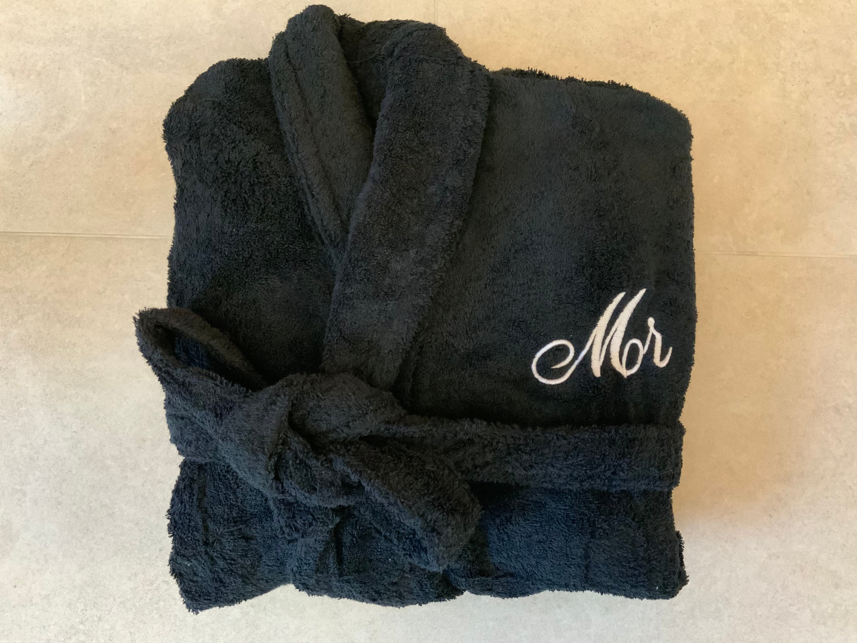 Personalised Luxurious Bath Robes Mr/Mrs His/Hers 100% | Etsy